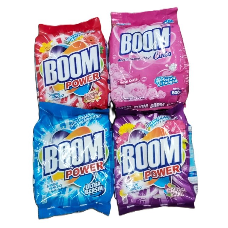 BOOM SERBUK PENCUCI BAJU/ POWDER ASST 750G-800G/PKT | Shopee Malaysia