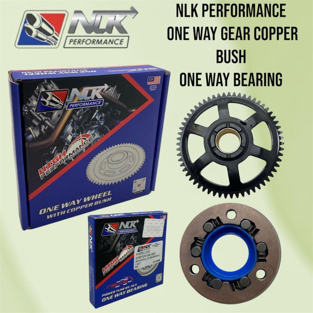 NLK PERFORMANCE ONE WAY STARTER GEAR HARDENED COPPER BUSH & ONE WAY ...