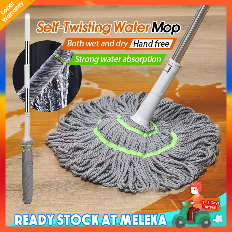 Lazy Magic Mop Pull And Squeeze Clean Tool Household Hands Free Spin ...