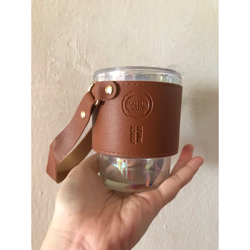 DUTCH LADY GLASS CUP WITH HANDLE 420ML | Shopee Malaysia