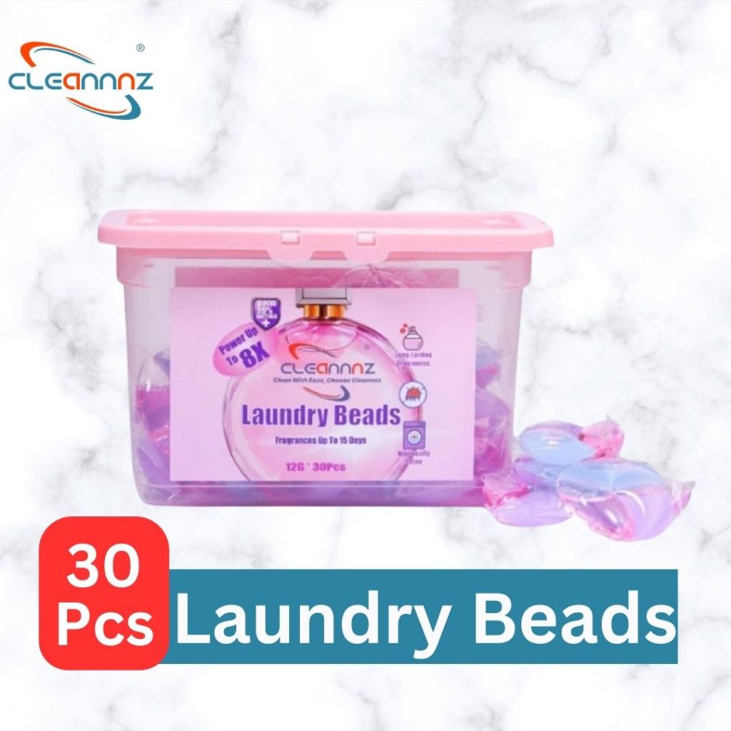 Cleannnz 3 In 1 Laundry Beads (30 Pcs Per Box) All-in-One Detergent ...
