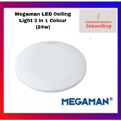 MEGAMAN 24W LED Ceiling light (3 in Colour) | Shopee Malaysia