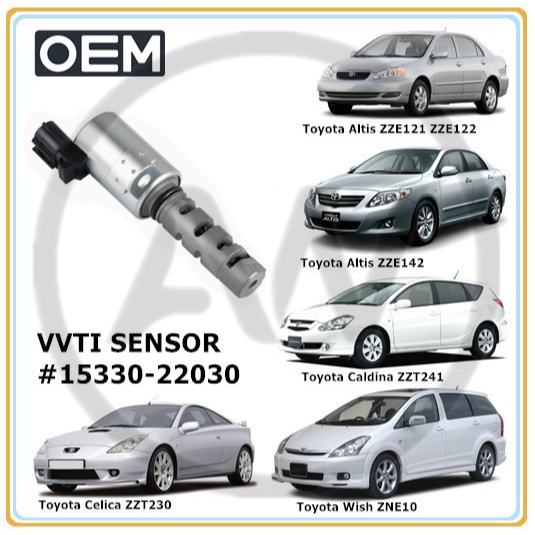 Toyota Altis ZZE121 ZZE142 Wish Caldina Celica VVTI Sensor Oil Control ...