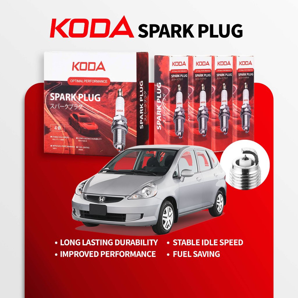 KODA Iridium Spark Plug Honda Jazz SAA GD 1.5 L15A VTEC 2001-2008 ...