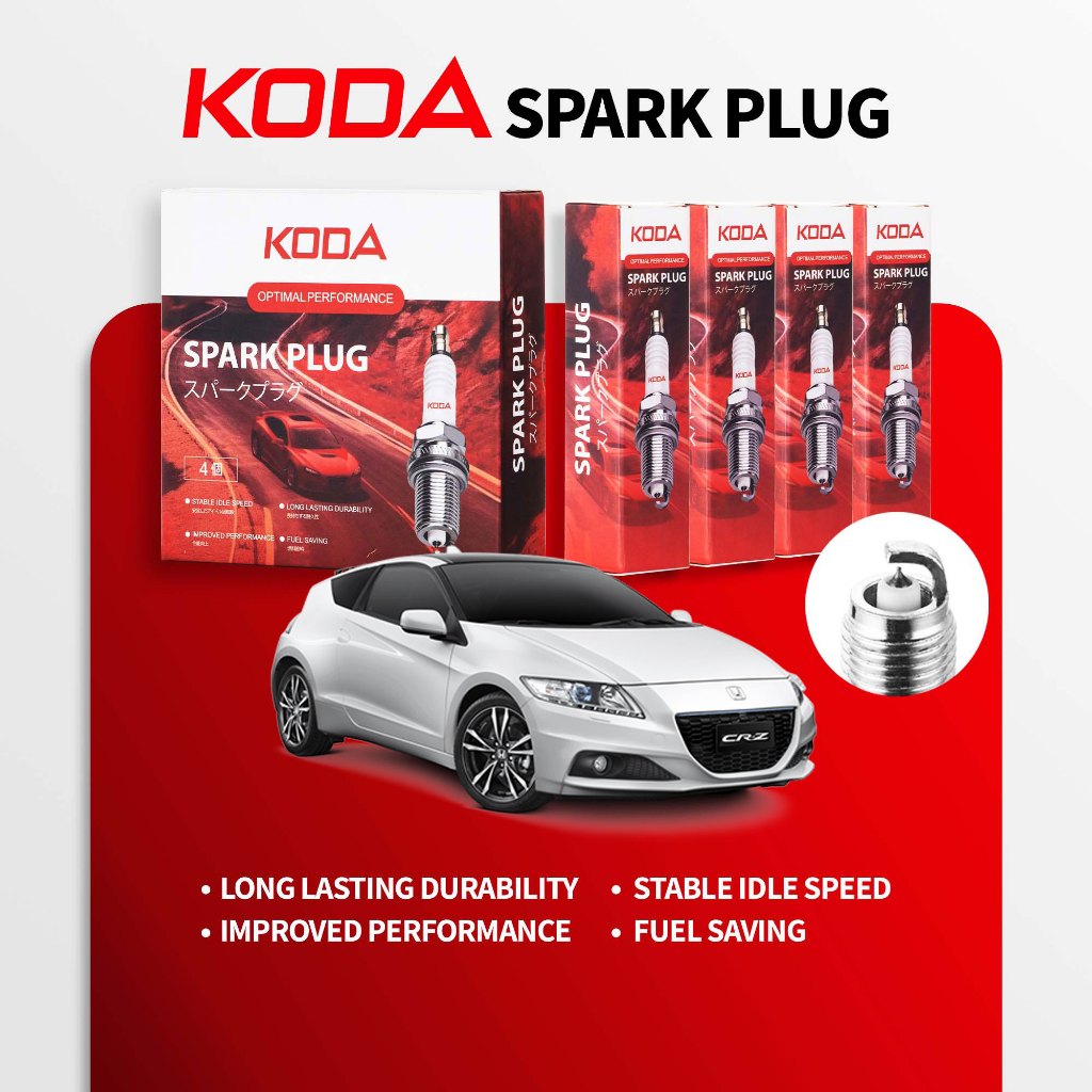 KODA Iridium Spark Plug Honda CR-Z CRZ ZF 1.5 LEA i-VTEC 2010-Present ...