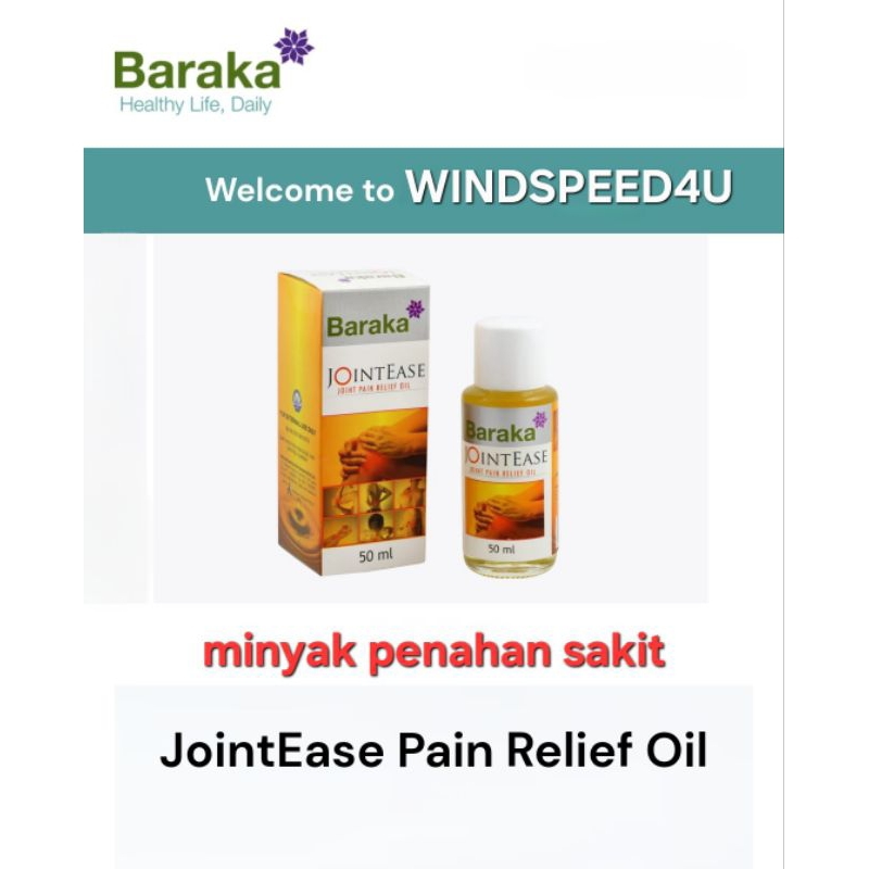 BARAKA JOINTEASE PAIN RELIEF OIL 50ML SRI LANKA / FOR PAIN & DISCOMFORT IN ARTHRITIS | Shopee ...
