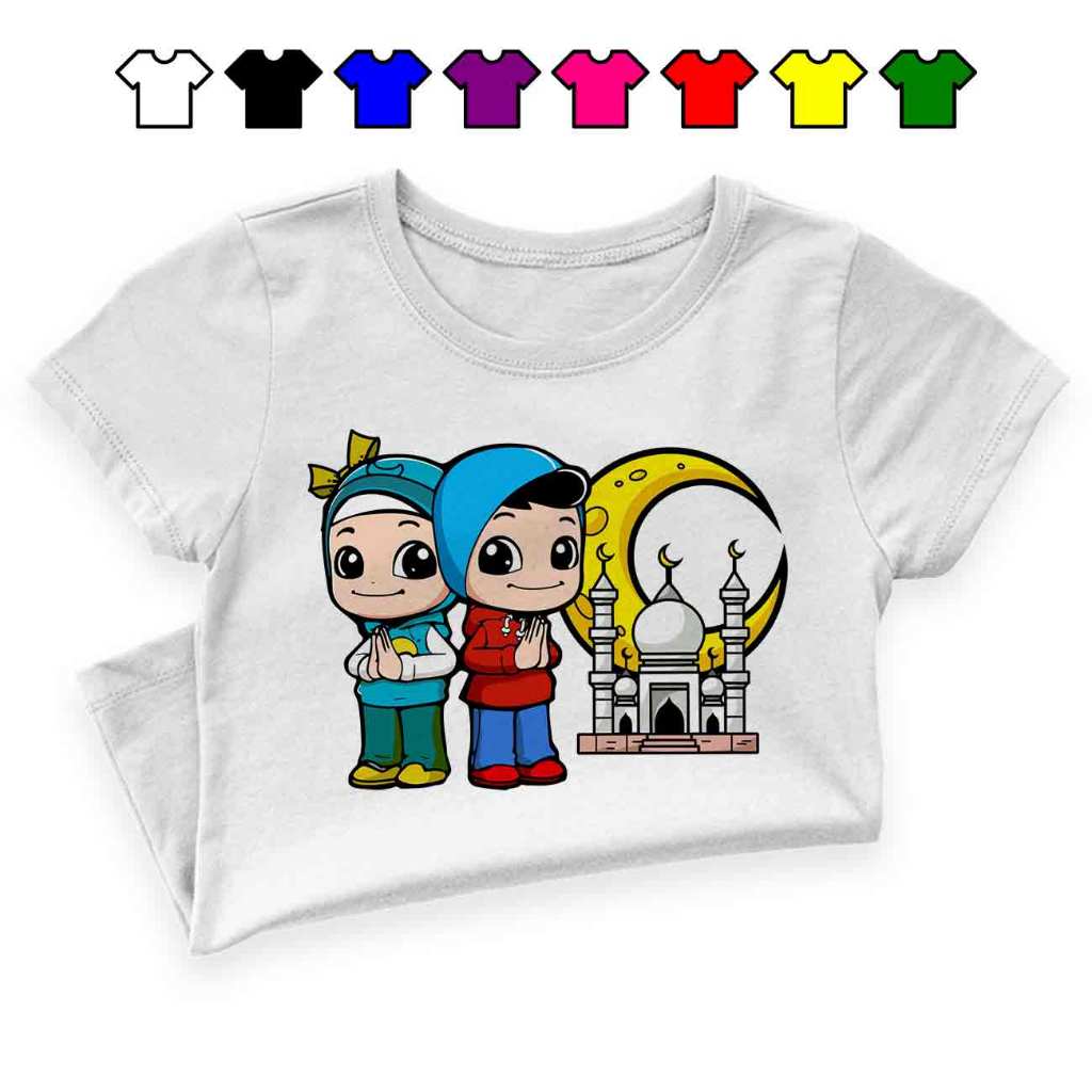 Omar Hana Baju Raya 2025 Viral Aidilfitri Tshirt Girl Boy Kemeja Cotton ...