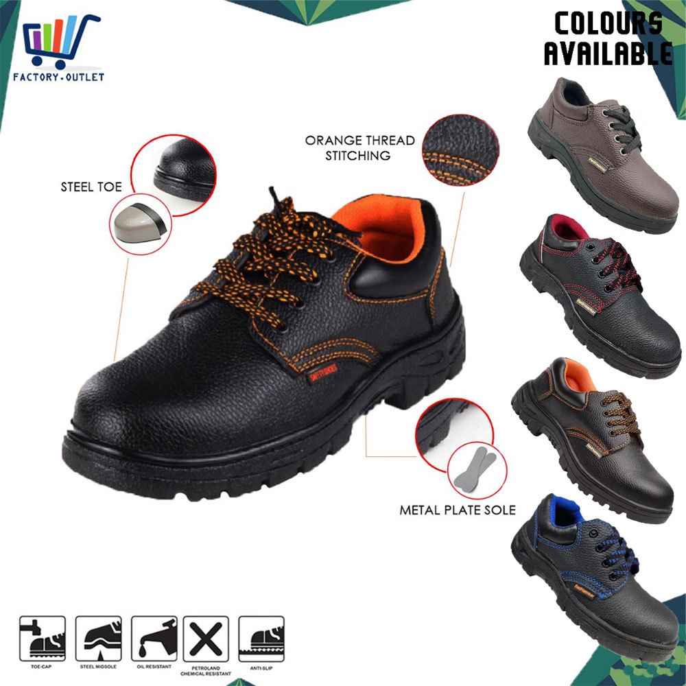 [PROMOSI TERHAD] Safety Shoe Low Cut Steel Toe Cap Kasut keselamatan yang paling murah di Shopee ...