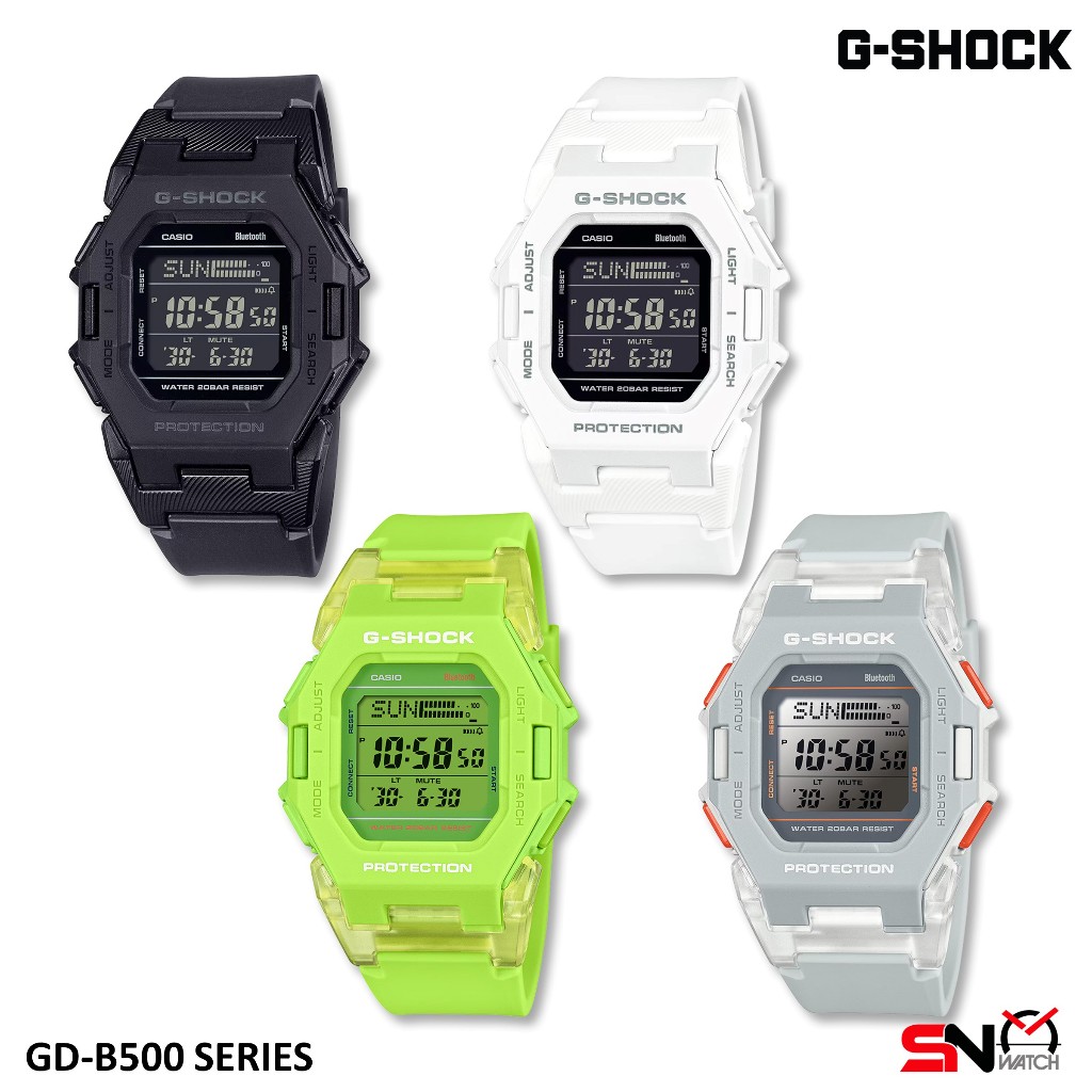 Casio G-Shock GD-B500 GD-B500S Bluetooth Smartphone Link Step Tracker Resin Band Men sports ...