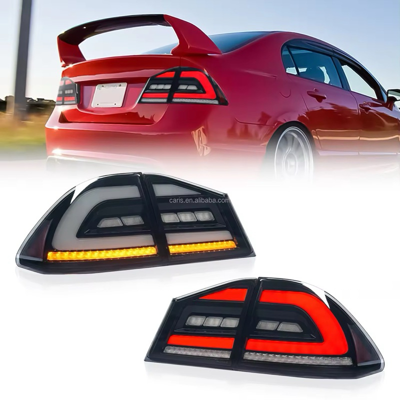 Honda Civic fd fd2 fd2r led Tail lamp Light Bar albino 2006 2007 2008 ...