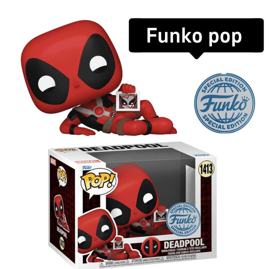 Original Funko Pop! Marvel Deadpool 1413 Deadpool Special Edition ...