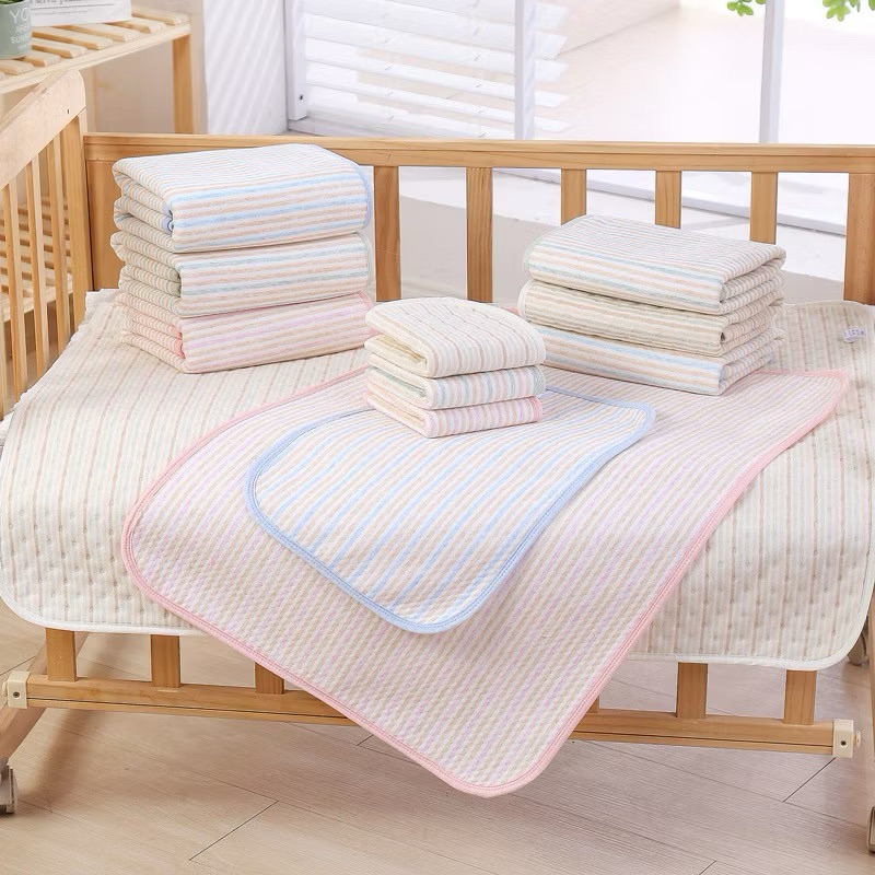 Baby Diaper Pad Waterproof and Washable Pure Cotton Breathable Color ...