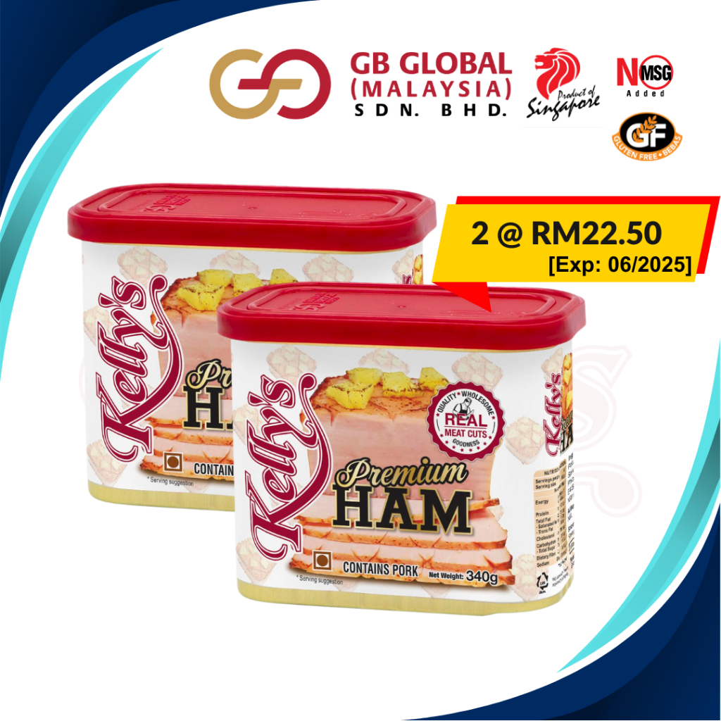 Kelly's Pork Luncheon Ham 340g x 2 | Shopee Malaysia
