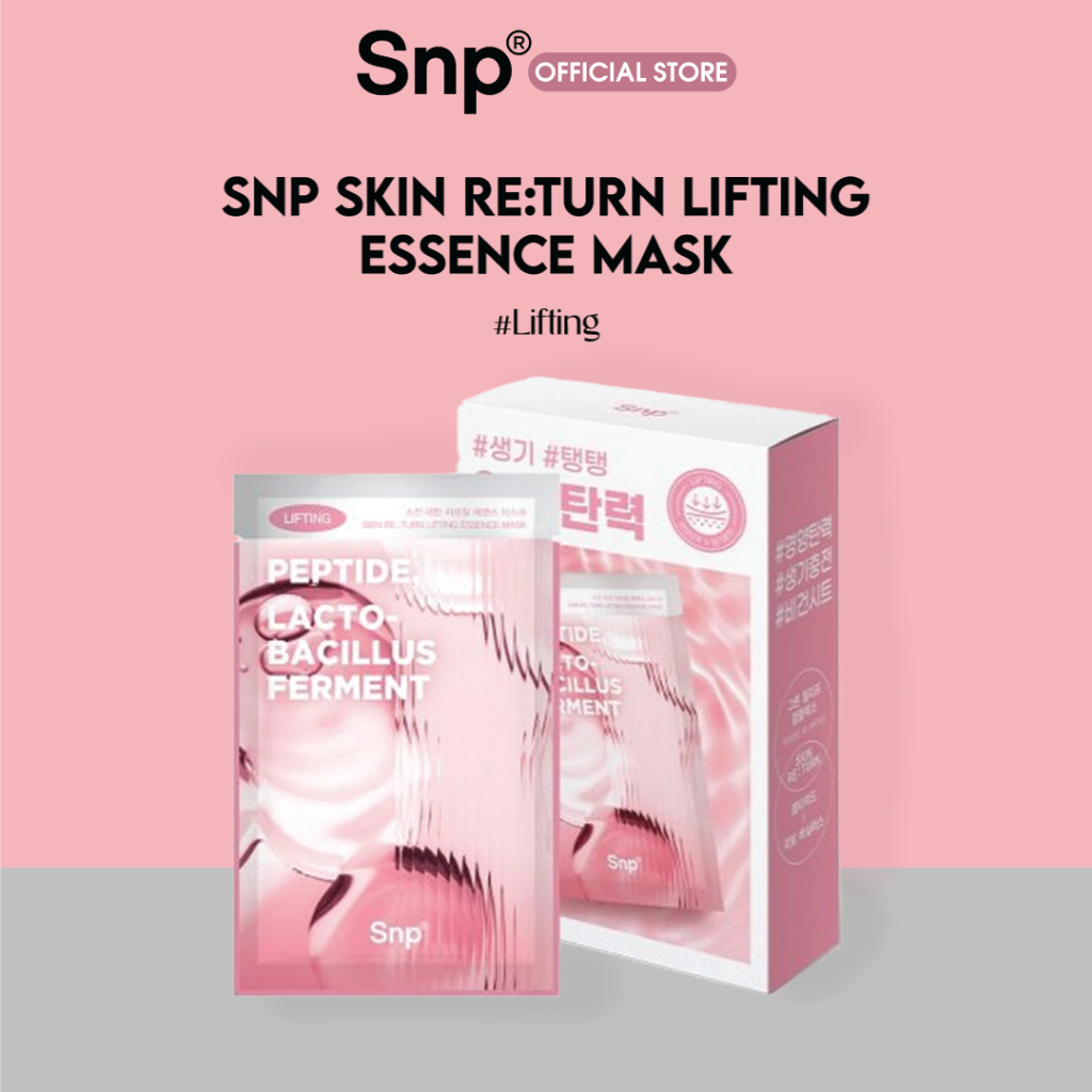 SNP Skin Re:Turn Lifting Essence Mask (10s) | Shopee Malaysia