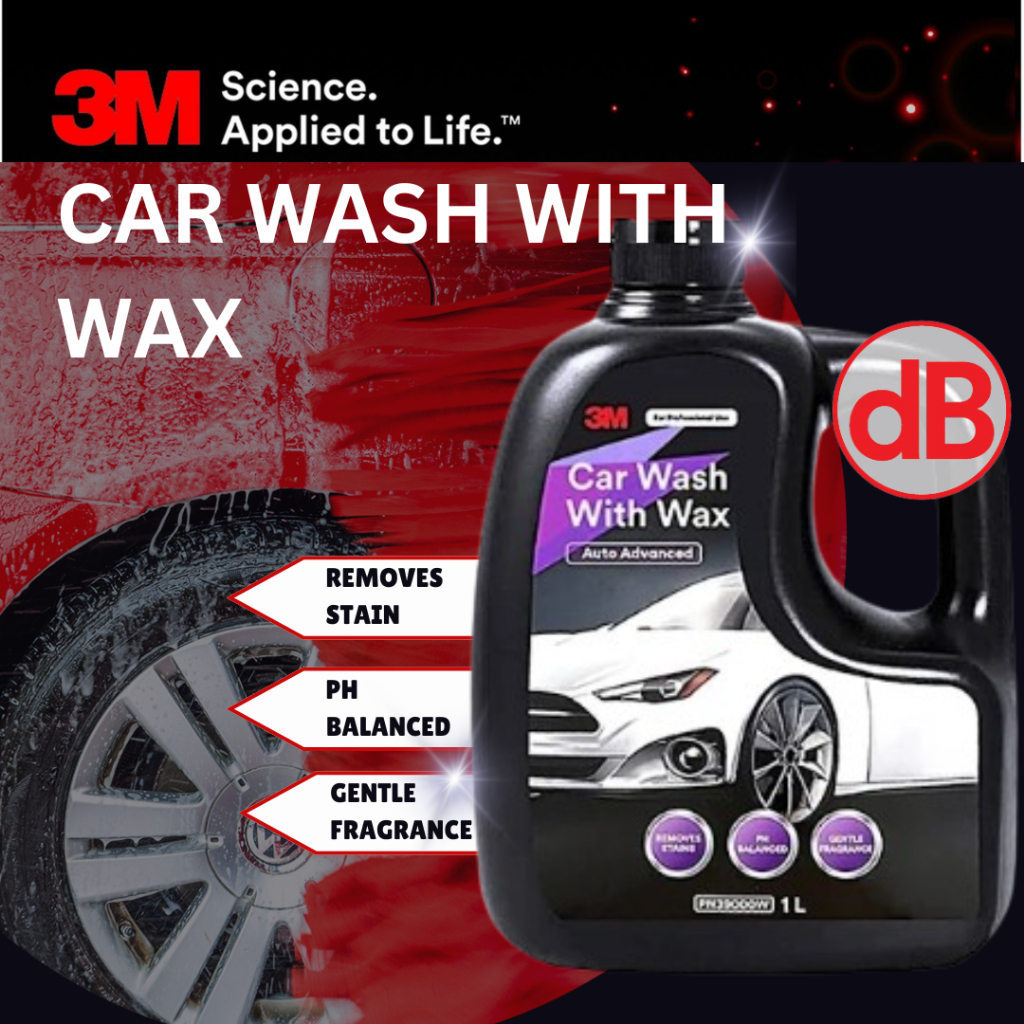 ( Promotion ) 3M Car Wash with Wax / Car Shampoo (1L) (PN39000W) - ( Car Care )- | Shopee Malaysia