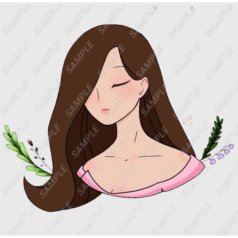 DIGITAL ART COMMISSION ART simple drawing lukisan digital mudah ...