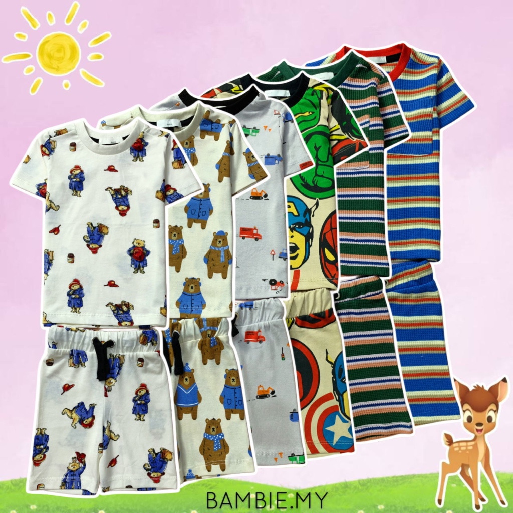 [1y-6y] H&M KIDS PLAYSET PREMIUM FOR BOYS (100% COTTON) | Shopee Malaysia