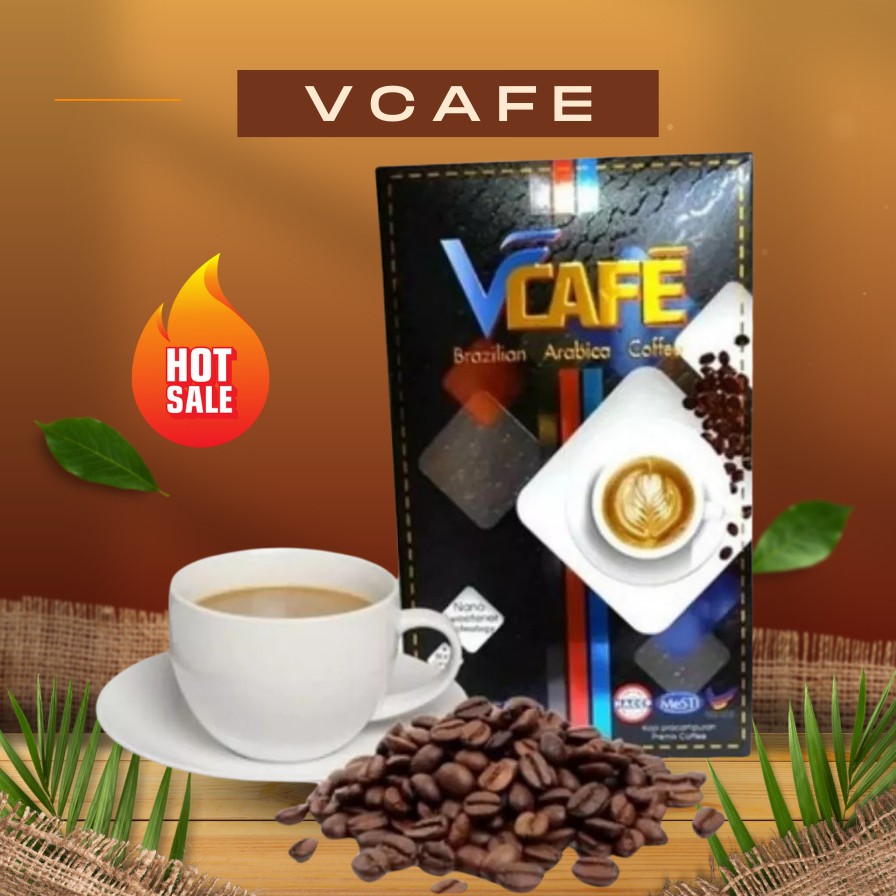 [ HALAL ] Volten Vcafe Brazilian Arabica Coffee Kopi Arabica Vcafe coffee (20 sachets/box ...