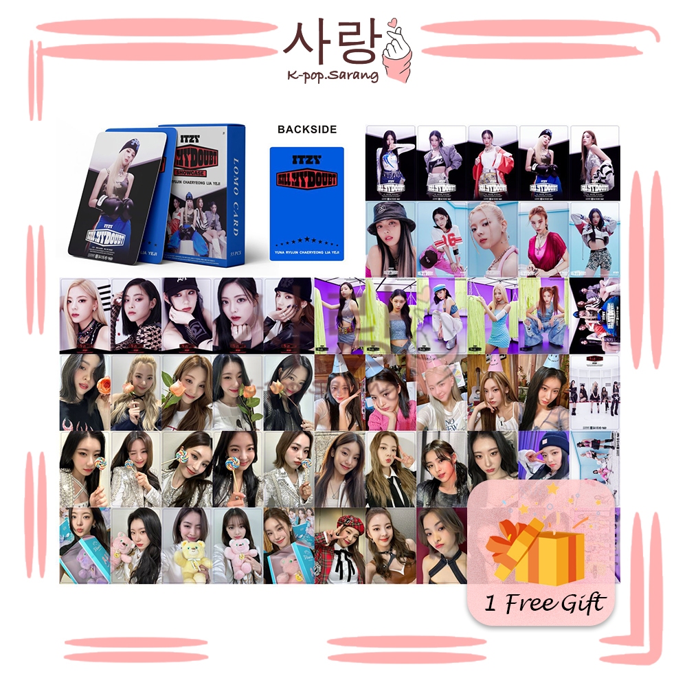 55pcs ITZY《KILL MY DOUBT》Blue White LOMO Cards Set Collection Kpop Ryujin Yeji Yuna Lia ...