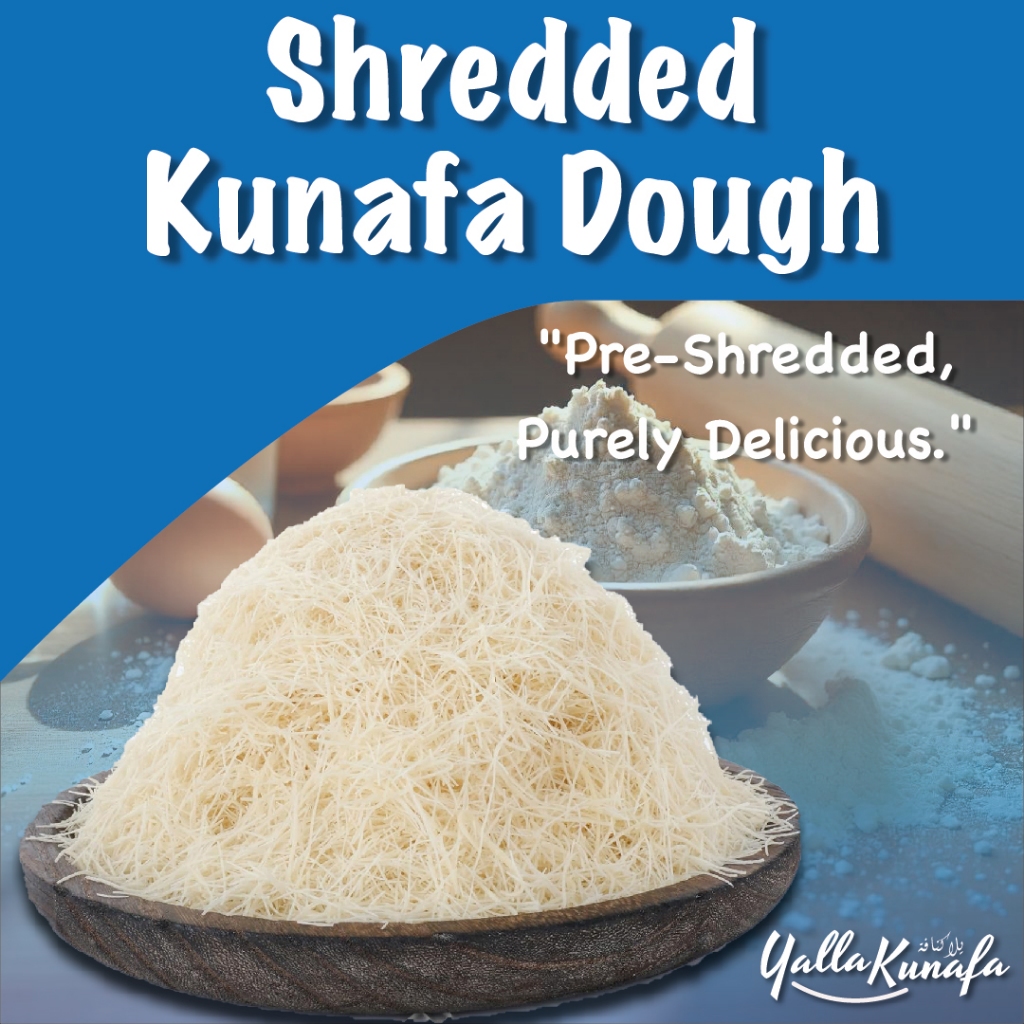 Shredded Kunafa Dough / Pastry Kunafa / Kunafa Raw Original White 500g ...