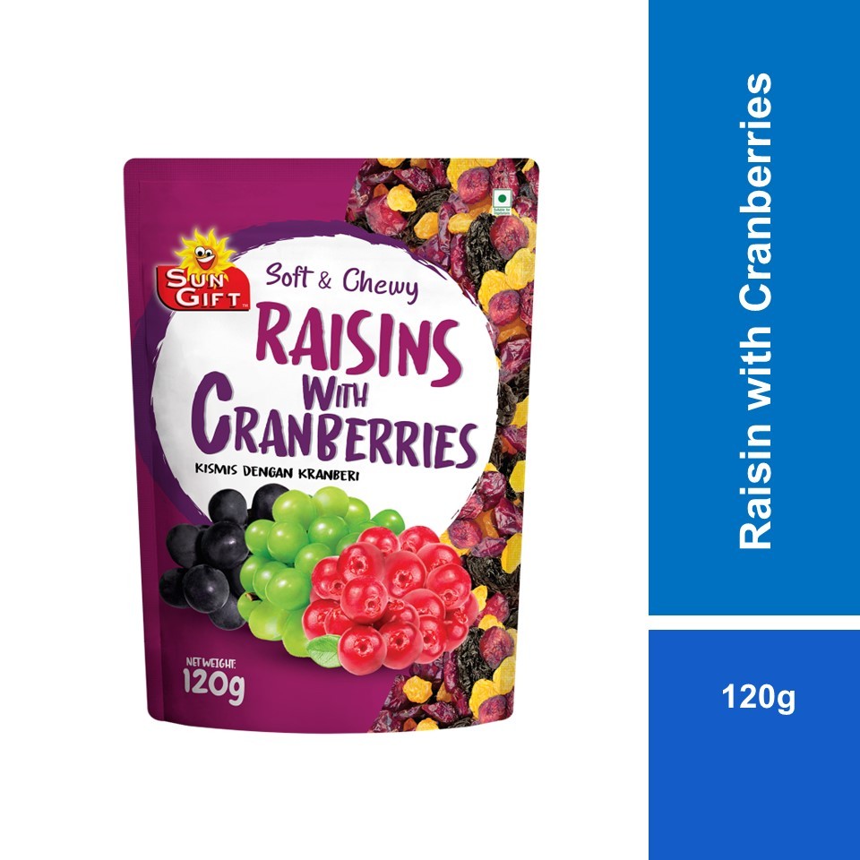 Tong Garden Sun Gift Dried Raisins with Cranberries 120g | Shopee Malaysia