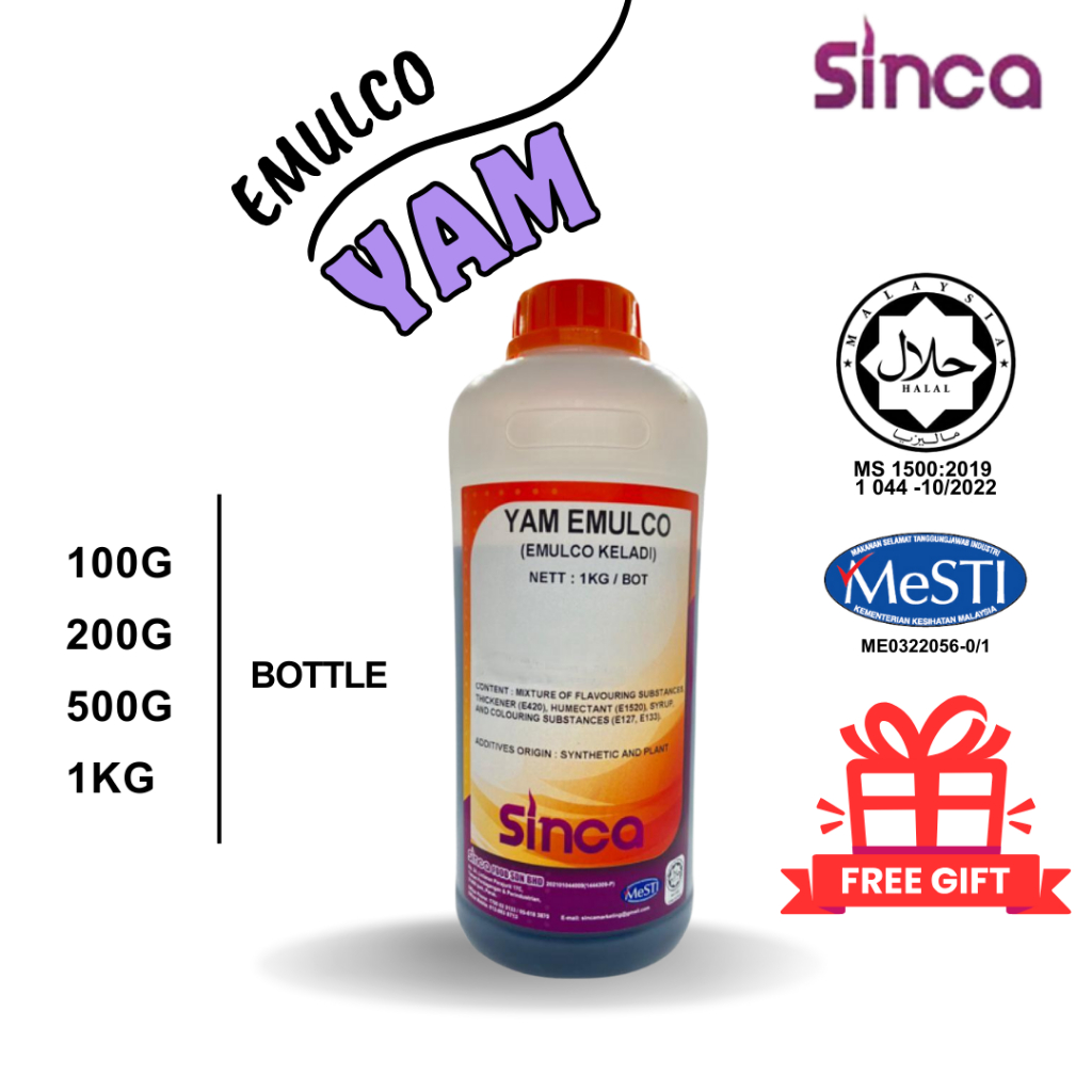 YAM EMULCO 100G & 200G ( HALAL & FOOD GRADE ) | Shopee Malaysia