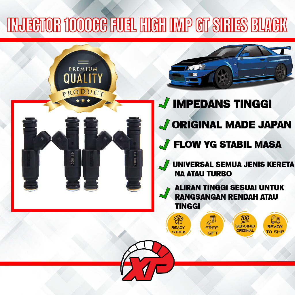 INJECTOR 1000CC FUEL HIGH IMP GT SIRIES BLACK (1PC) | Shopee Malaysia