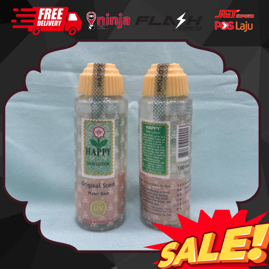 HAPPY LOTION ORIGINAL SCENT WATER BASED | Shopee Malaysia
