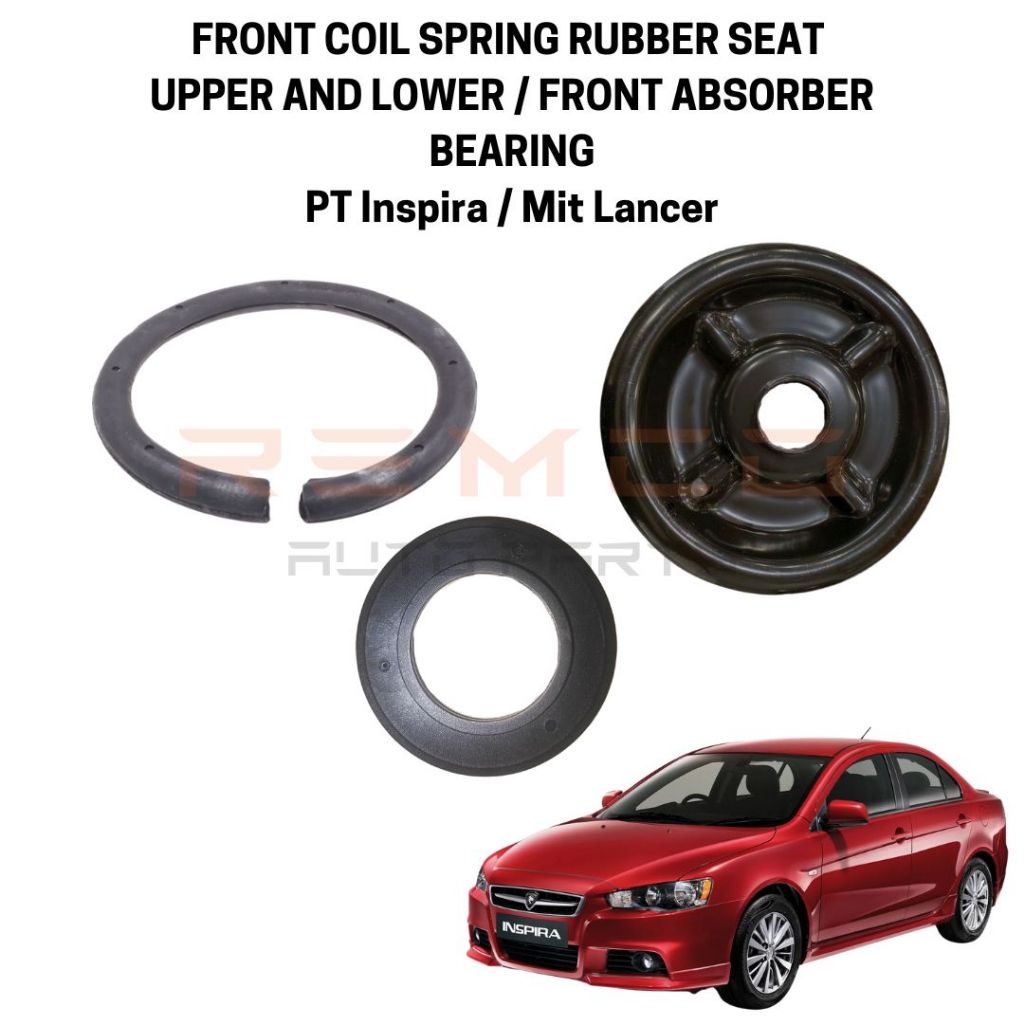 Proton Inspira / Mitsubishi Lancer Front Absorber Bearing / Front Coil Spring Rubber Seat Upper ...