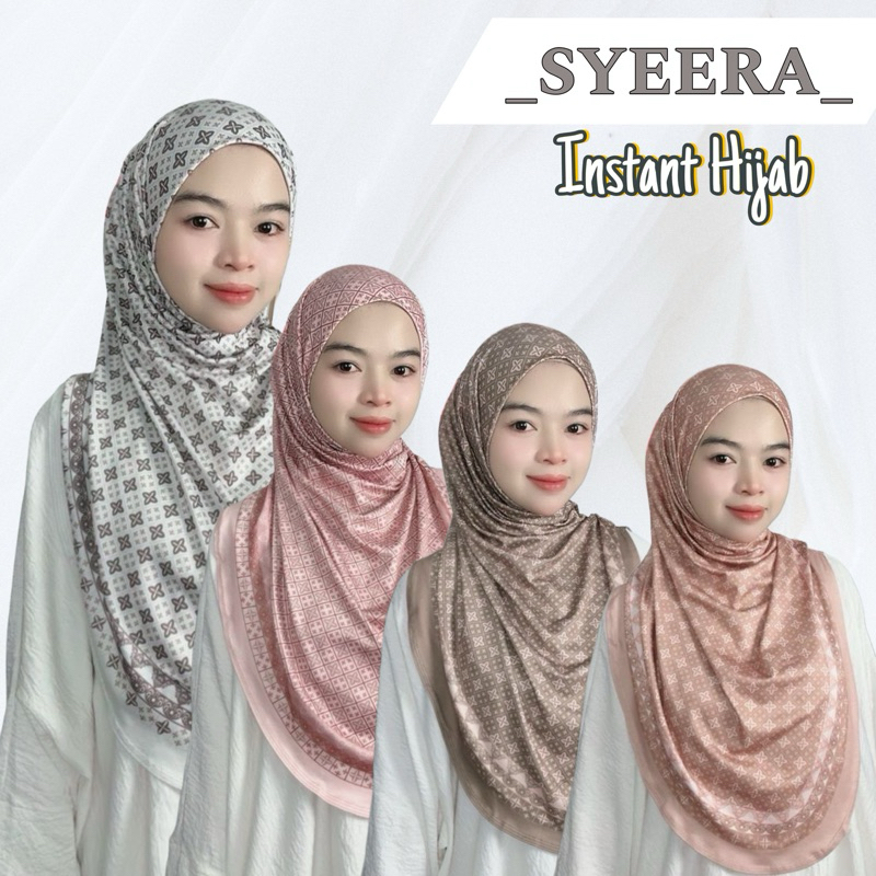 SYEERA Instant Hijab ( Bawal Instant ) | Shopee Malaysia