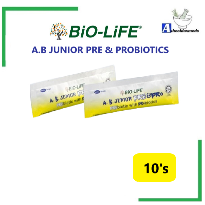 (PROMO) SACHET Bio-life AB Junior Pre & Pro 2.3g powder 10'S | Shopee ...
