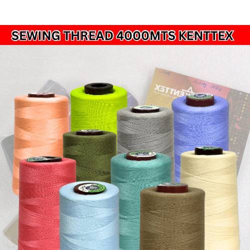 (10PCS) Benang jahit 4000mts/sewing thread/benang cotton/thread/spun ...