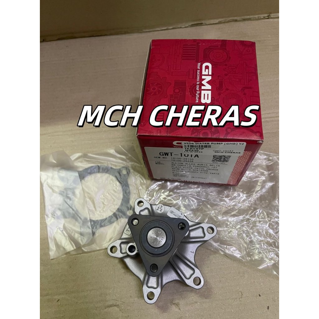 TOYOTA VIOS 2003-2013 NCP42, NCP93 ORIGINAL GMB WATER PUMP [GWT-101A ...