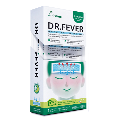 Aipharma Dr.Fever Patch For ( Children / Babies ) ( 12 Sheets ...