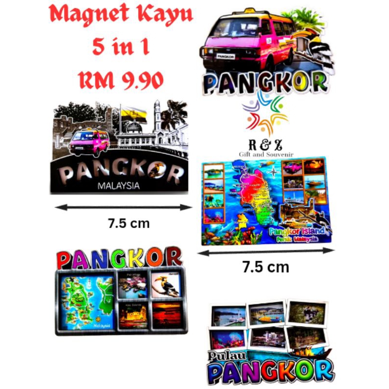 Pangkor Magnet Kayu 5 in 1 | Shopee Malaysia