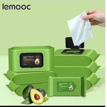 60PCS Face Wet Tissue Makeup Remover Wipe Deep Cleansing Moisturising ...