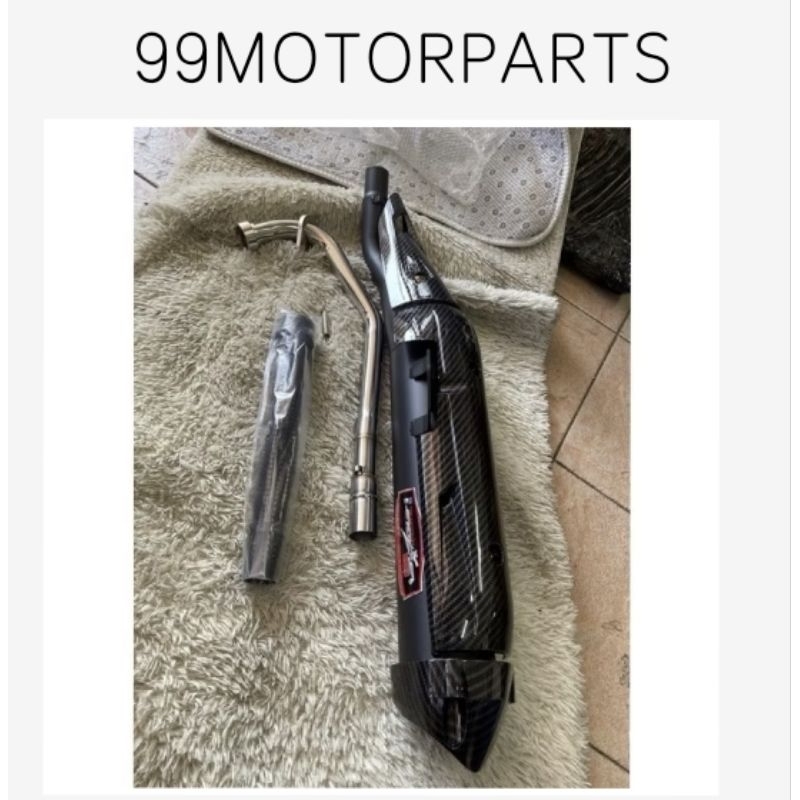 racing exhaust pipe thailand EAGLE CARBON yamaha 135 LC LC135 v1 v2 v3 v4 v5 V6 V7 28mm cutting ...