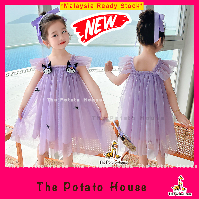 Dress Kids Girl Gaun Budak Perempuan Princess Baby Baju Budak Perempuan ...