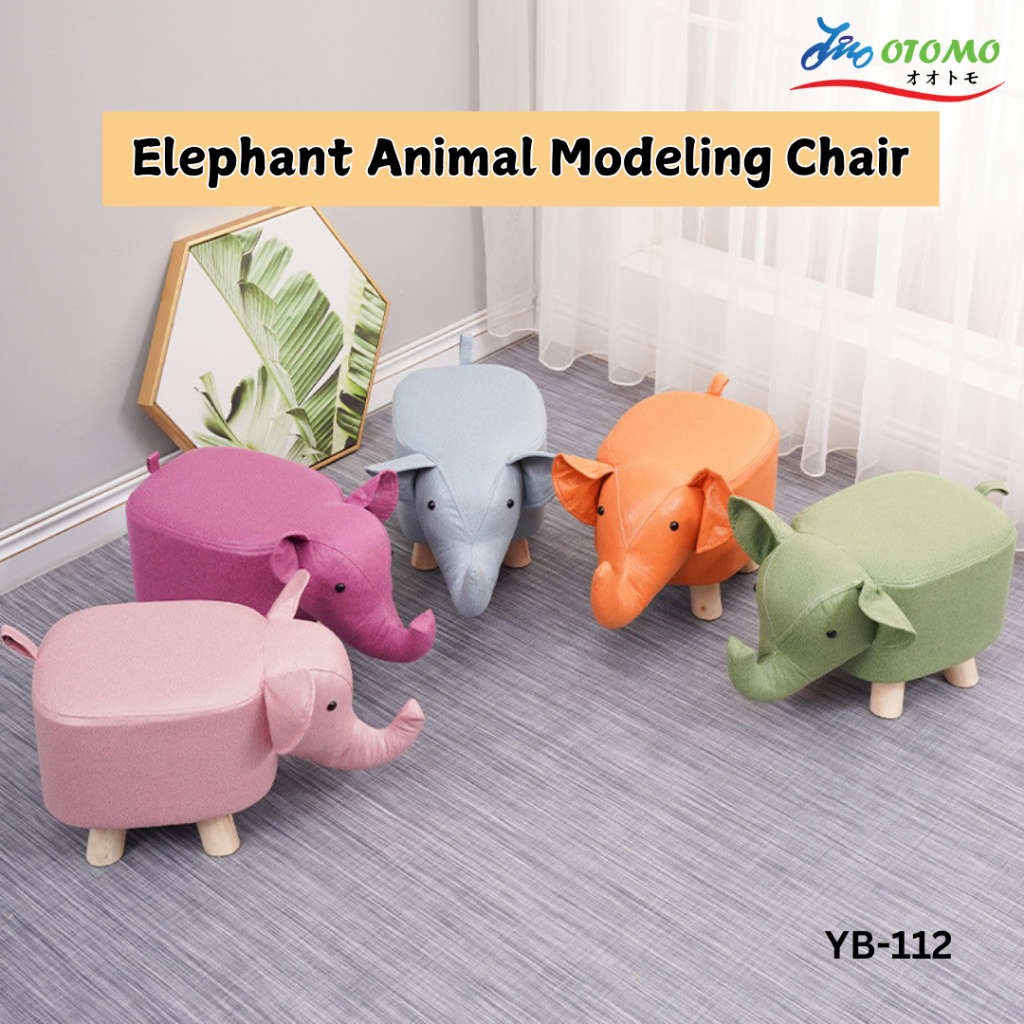 Cute Elephant Stool Bench Footrest Small Chair Bangku Kerusi Kanak ...
