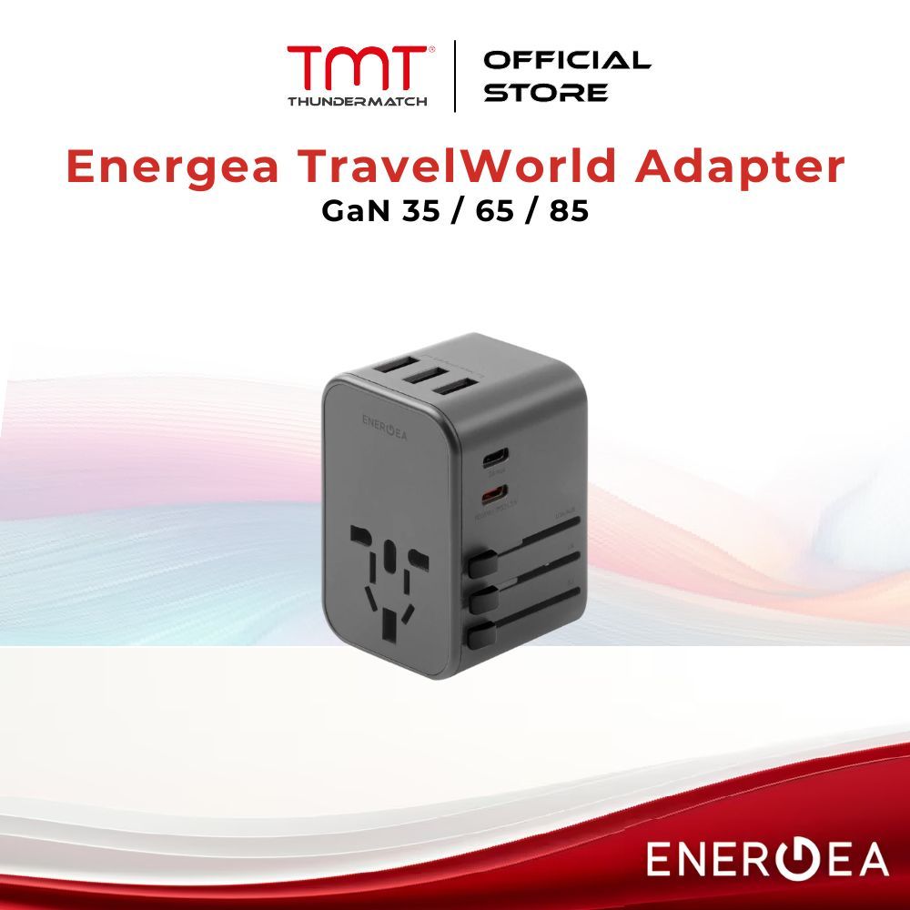 Energea TravelWorld Adapter GaN 35 / 65 / 85 | Shopee Malaysia