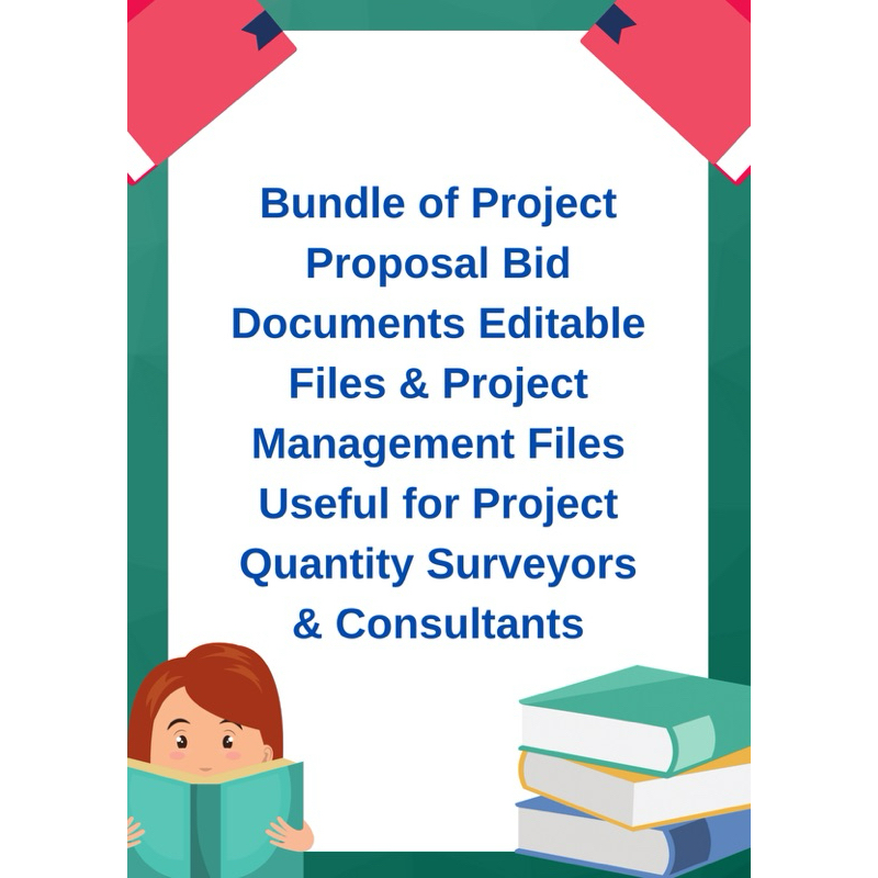 Bundle of Project Proposal Bid Documents Editable Files & Project ...
