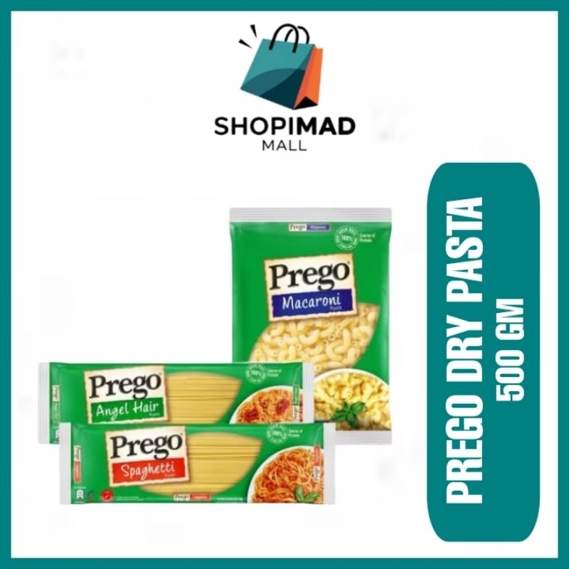 PREGO PASTA 500GM | SPAGHETTI FETTUCCINE DRY PASTA | Shopee Malaysia