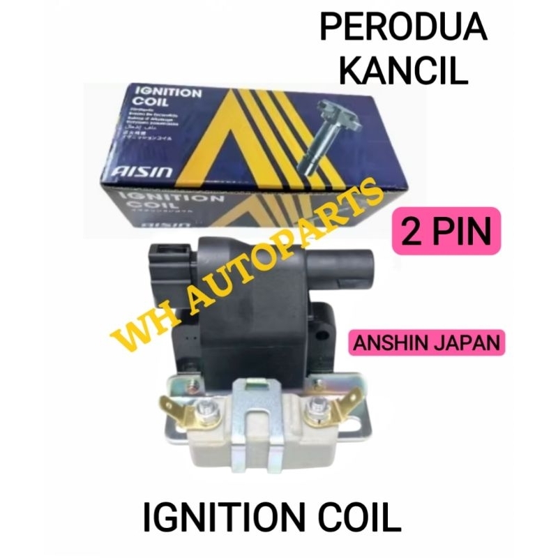 IGNITION COIL AISIN JAPAN PERODUA KANCIL AUTO IGNITION COIL (2 PIN ...