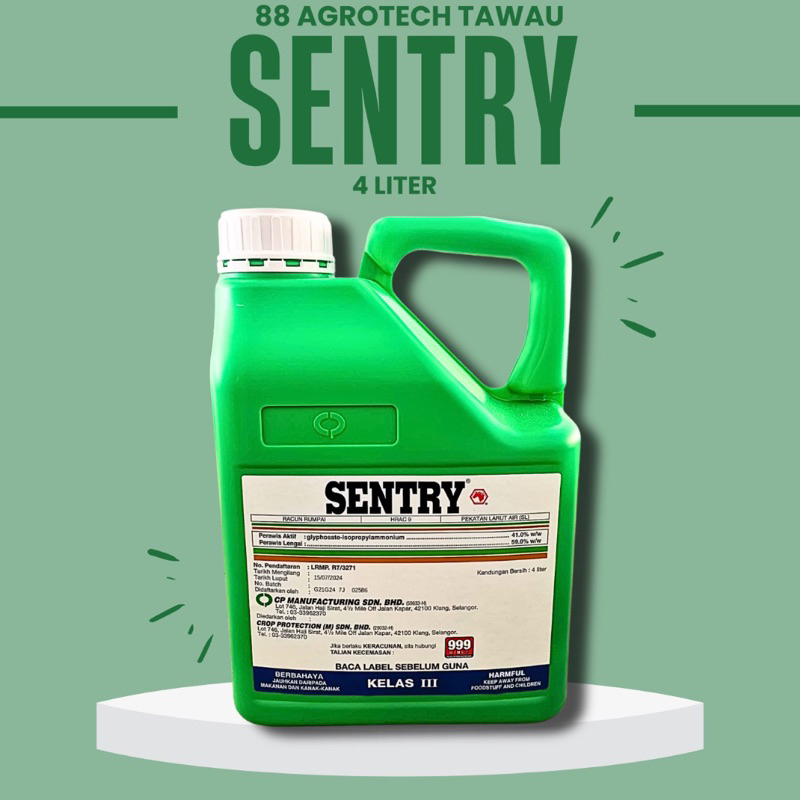 SENTRY Racun rumpai -glyphosate-isopropylammonium | Shopee Malaysia