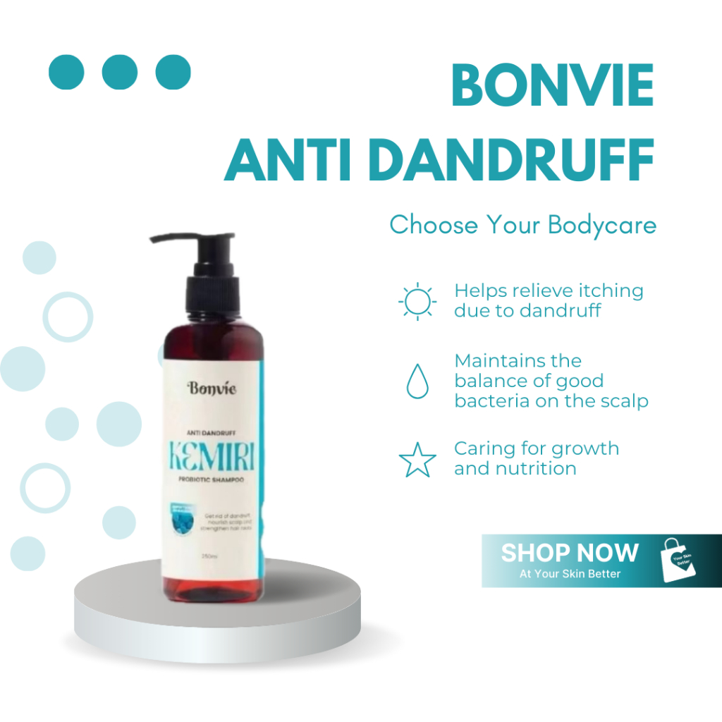 BONVIE ANTI DANDRUFF PROBIOTIC SHAMPOO - SYAMPOO KELULUMUR - ORGANIC ...