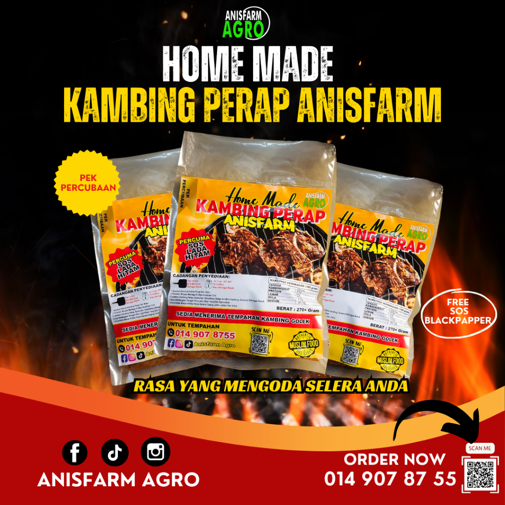 KAMBING PERAP ANISFARM - PROMOSI PRE ODER PEK PERCUBAAN (Home Made ...