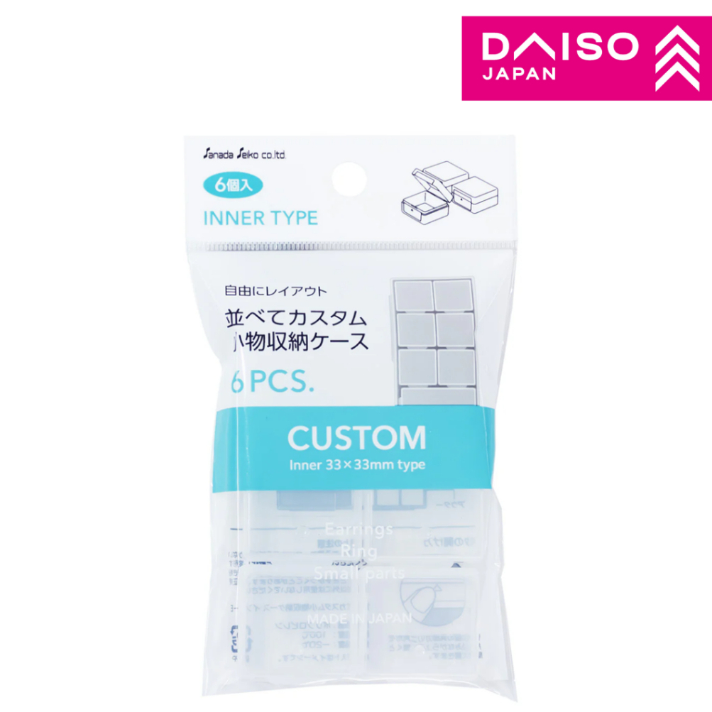 DAISO Customized Small Item Storage Case, 6 Pcs | Shopee Malaysia