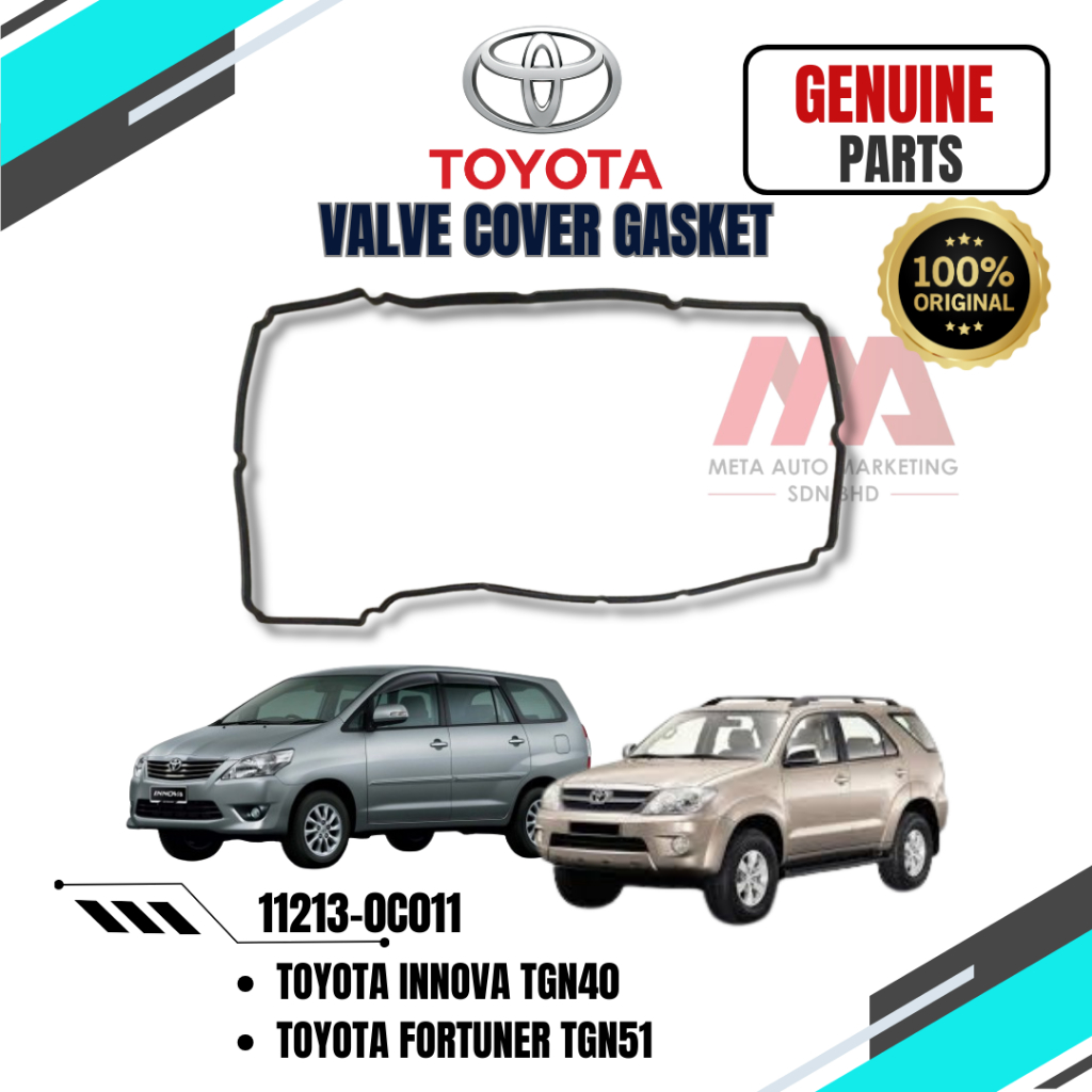VALVE COVER GASKET TOYOTA INNOVA TGN40 TOYOTA FORTUNER TGN51 (11213 ...