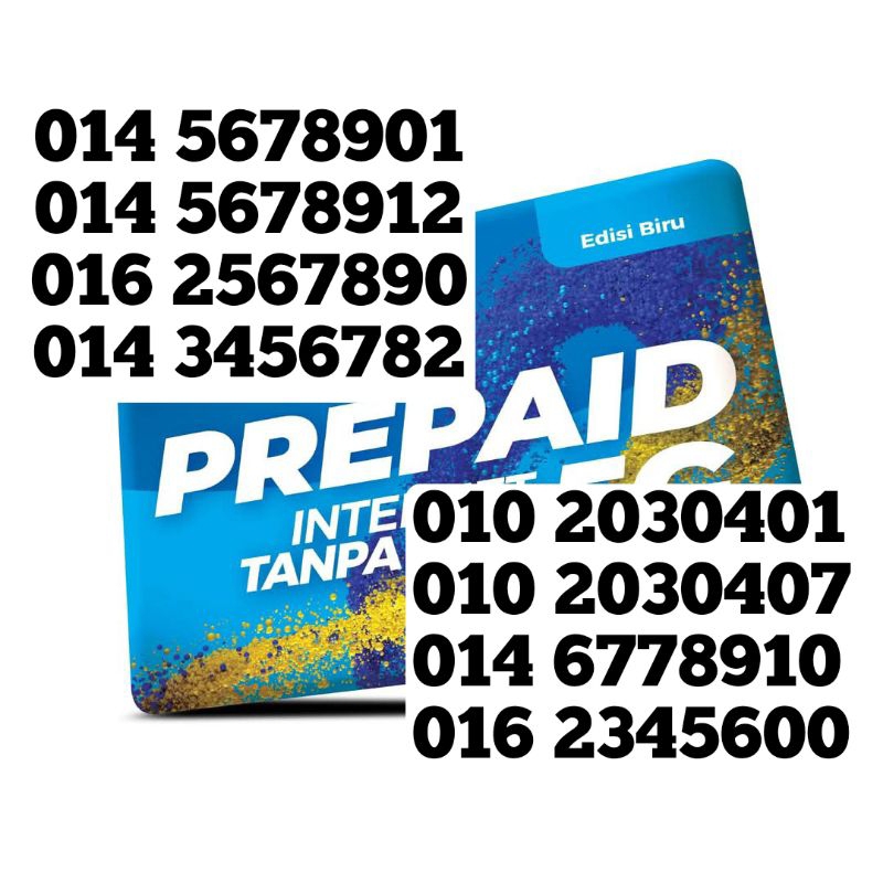 Vip Number Ladder Prepaid!! | Shopee Malaysia