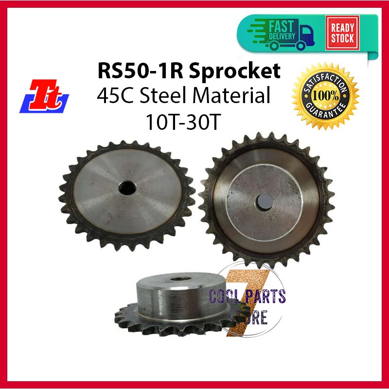 RS50 10T-30T Sprocket Gear Roller Chain Rantai Gear Sprocet 10Gigi -30Gigi RS50-1R - Quality ...